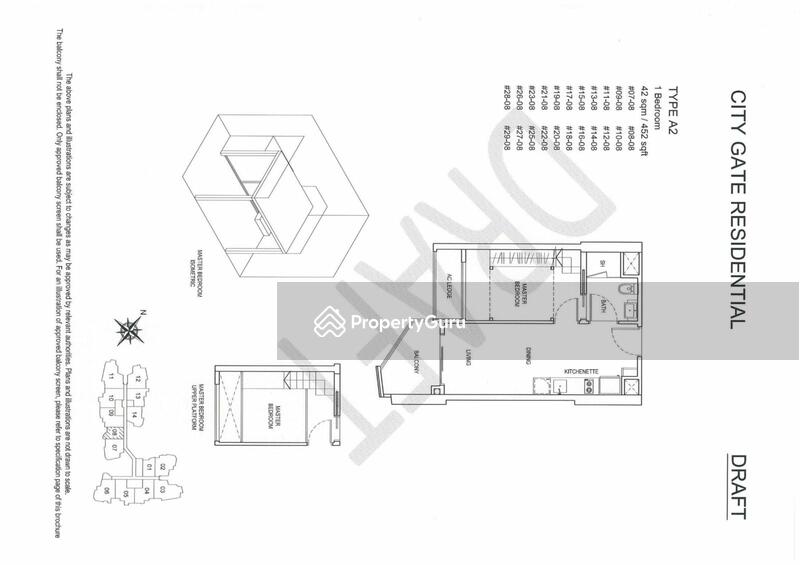City Gate Apartment Details in Beach Road / Bugis / Rochor