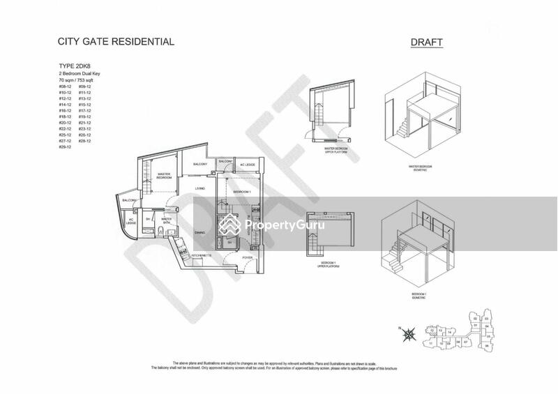 City Gate Apartment Details in Beach Road / Bugis / Rochor