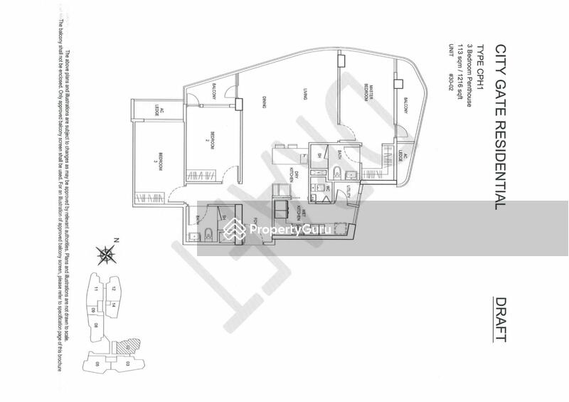 City Gate Apartment Details in Beach Road / Bugis / Rochor